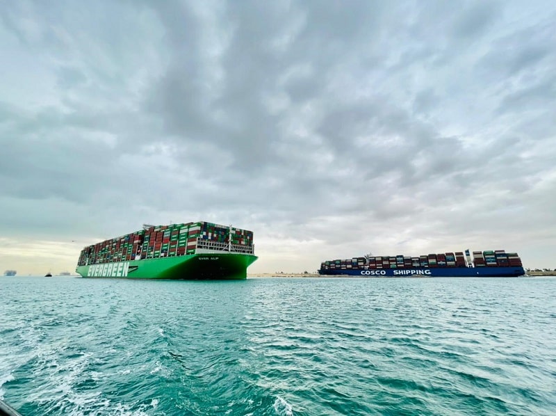 24,000TEU 巨型“Ever Alp”號首航穿越蘇伊士運河 | Western Shipping Line